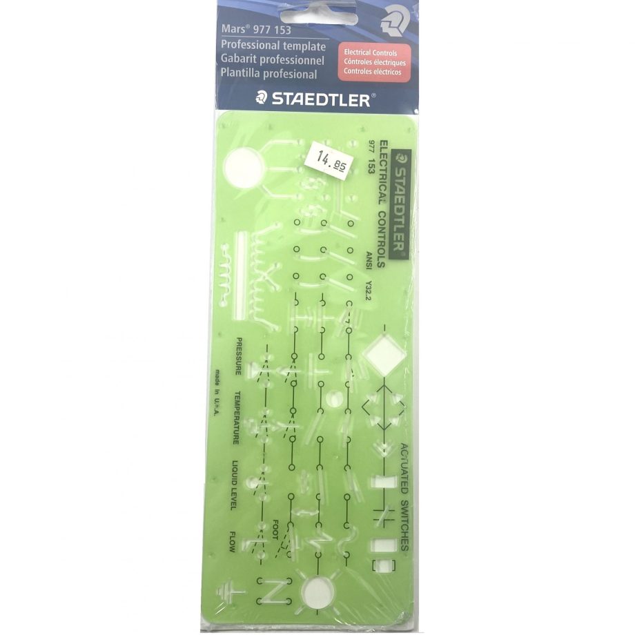 Staedtler Mars Electrical Controls Professional Template – EASTWARD ...