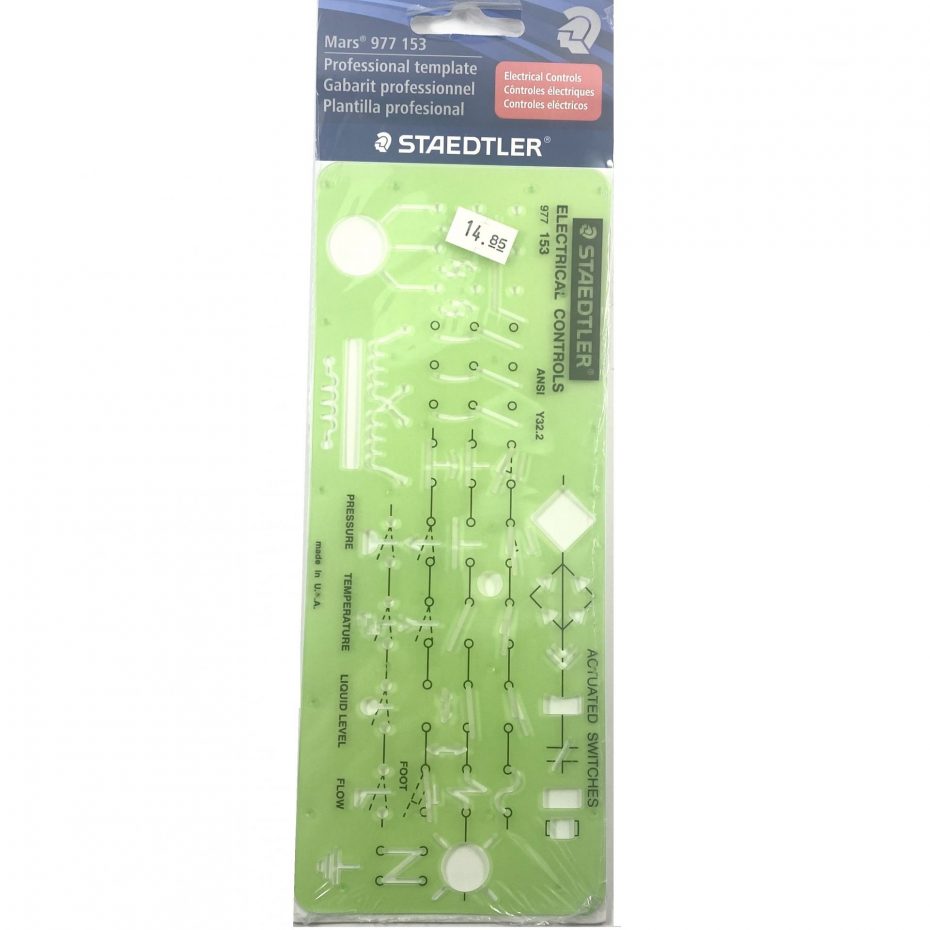 Staedtler Mars Electrical Controls Professional Template – EASTWARD ...